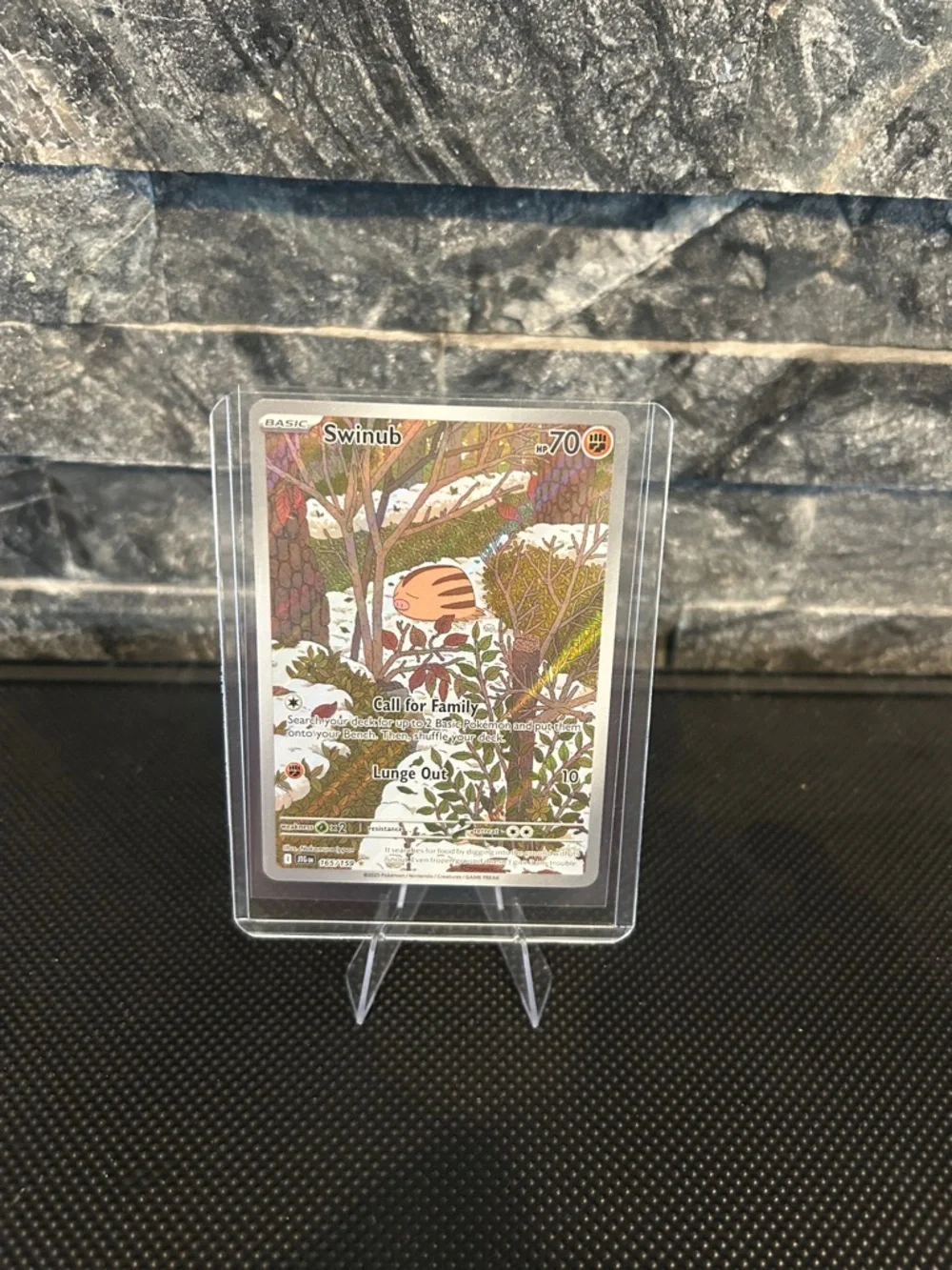 Pokemon | Toys | Pokemon Swinub 65159 Illustration Rare Card From ...